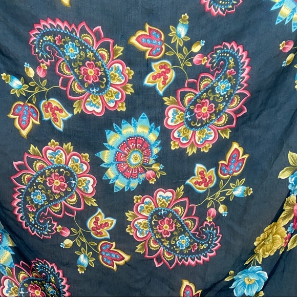 Eripek | Accessories | Vintage Floral Paisley Eripek Silk Scarf | Poshmark